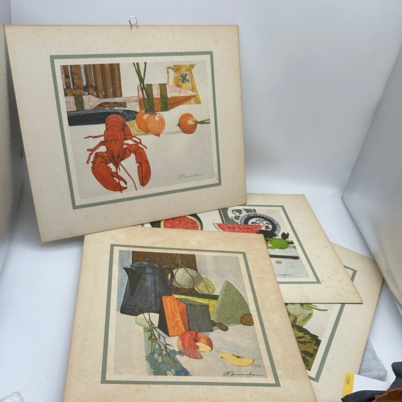 Vintage | Art | Vintage Artist David Cunningham 5s60s Unframed Unique ...
